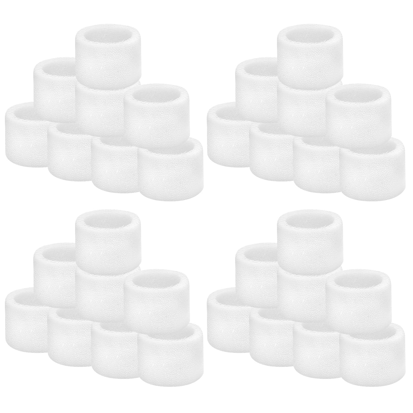 DerBlue 32pcs Top Fill Humidifier Replacement Filters Compatible with LEVOIT Classic160, Dual150, Dual200S, Classic300(S), LV600S, OasisMist450S, Superior6000S,Humidifier Replacement Part