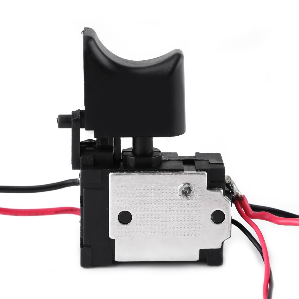 Drill Trigger Switch, Akozon Cordless Drill Speed Control Trigger Switch 7.2 V - 24 V Lithium Battery Cordless Drill Speed Control Trigger Switch with Small Light