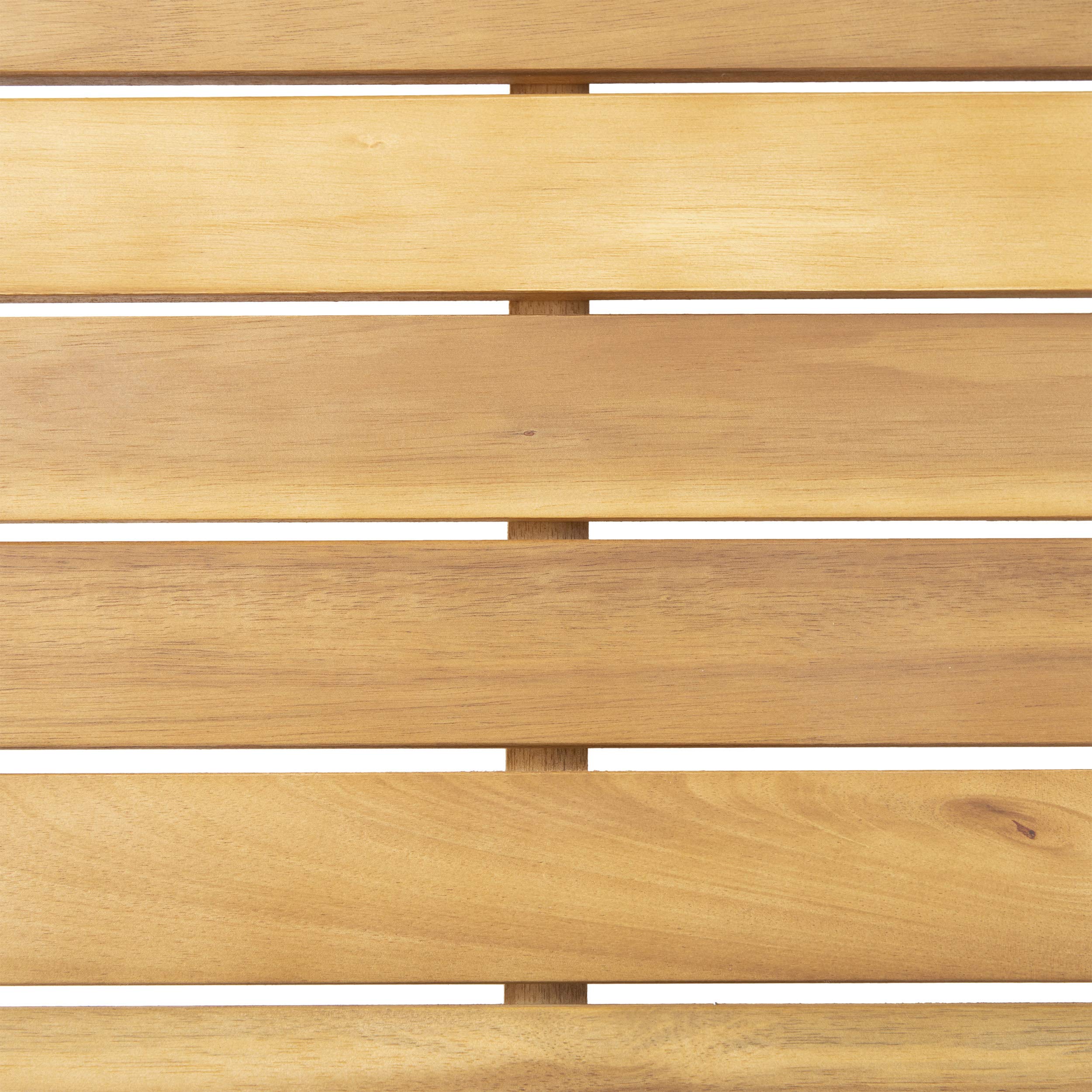 GDFStudio Outdoor Wooden Coffee Table, Teak Finish