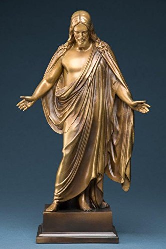 Bellissimo Sculpture Christus 15" Cold Cast Bronze Statue