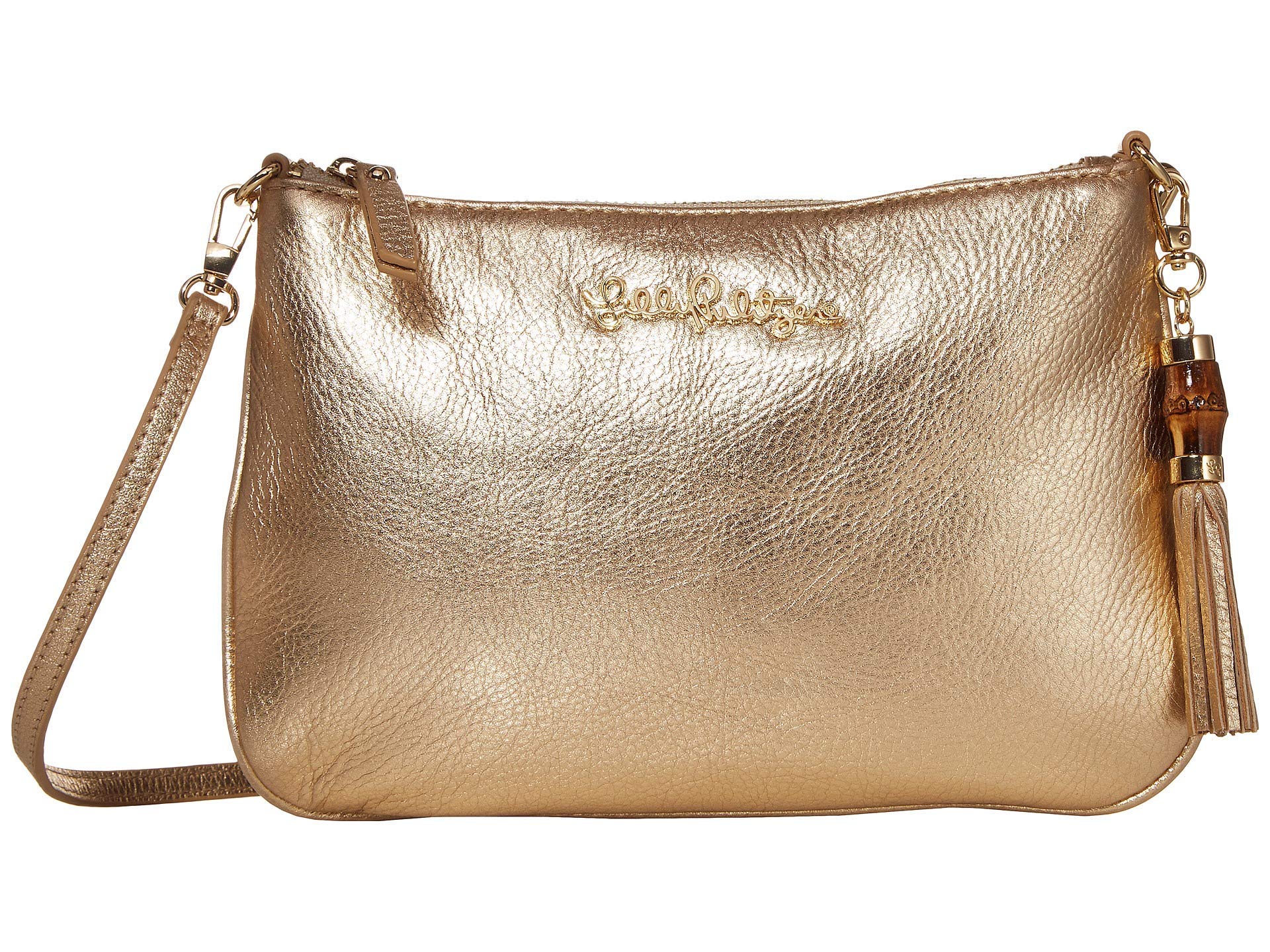 Lilly Pulitzer womens Crusin Crossbody Gold Cross Body, Gold Metallic, 1 Size US