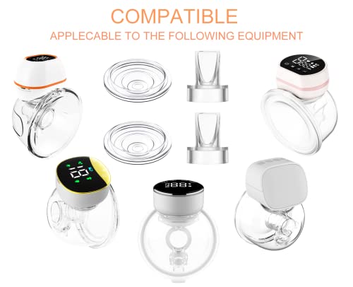 Loveishere Duckbill Valves and Silicone Diaphragm, Compatible with Momcozy/TSRETE/PADRAM/LoveOfLive/OMFMF Breast Pumps Replace momcozy S9|S10|S12 Pump Parts/Accessories,4pcs Set