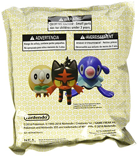 Pokemon Sun and Pokemon Moon Dual Pack - 3 Bonus First Partner Pokemon Figures (Nintendo 3DS)