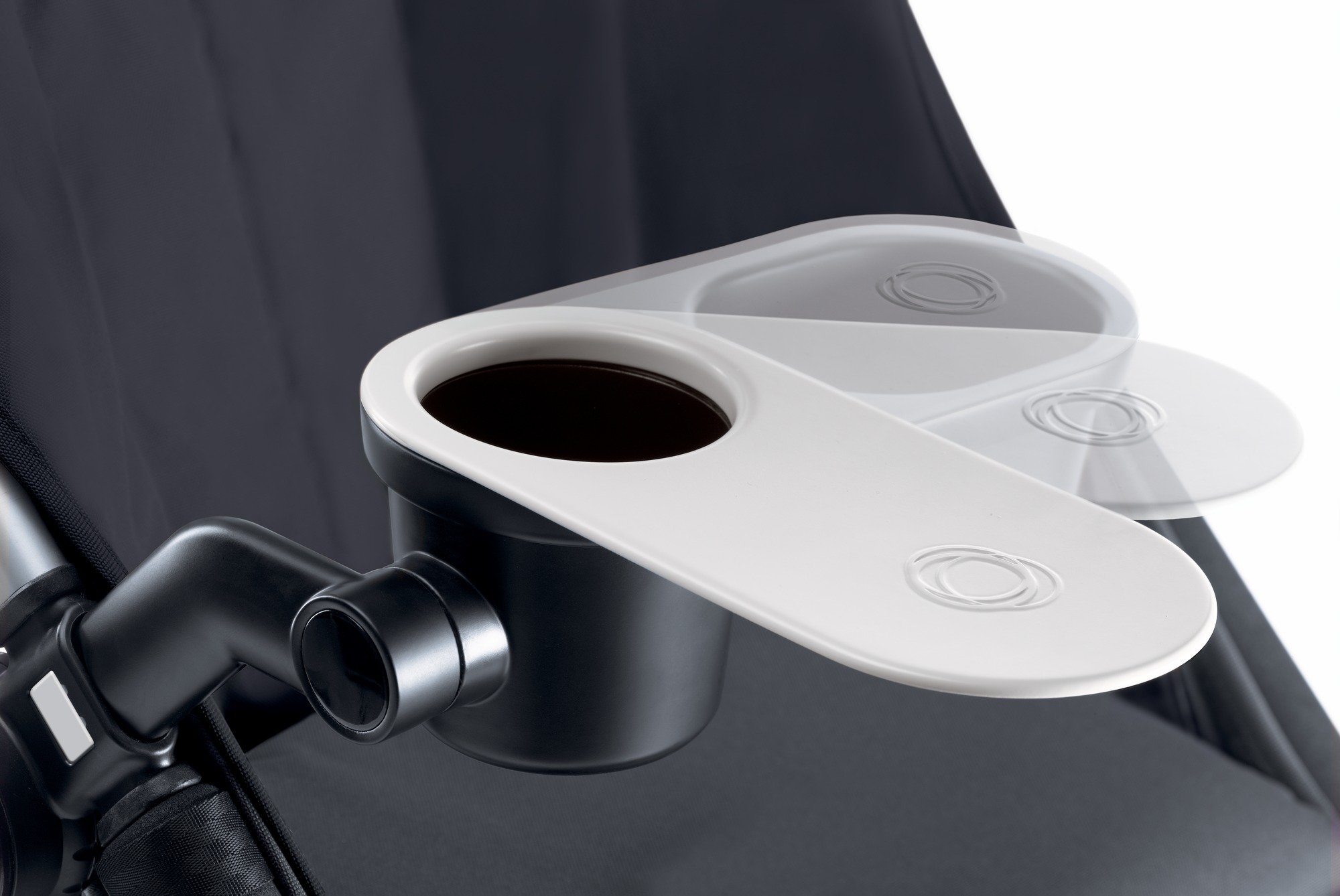Bugaboo Snack Tray - Compatible with Bee Strollers - Dishwasher-Safe Tray Table with Cup Holder