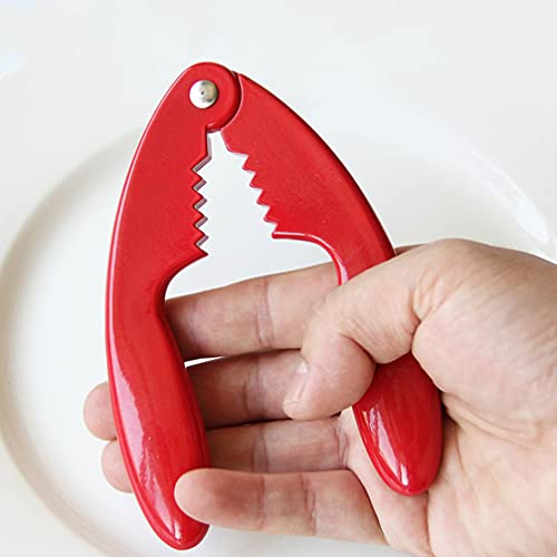 Lobster Forks Lobster Picks 2Pcs Crab Seafood Tools Crab Lobster Scissors Lobster Shell Opener Crab Legs Tool for Lobster Crab Crawfish Prawns Shrimp Red Lobster Shellers Crab Leg Crackers