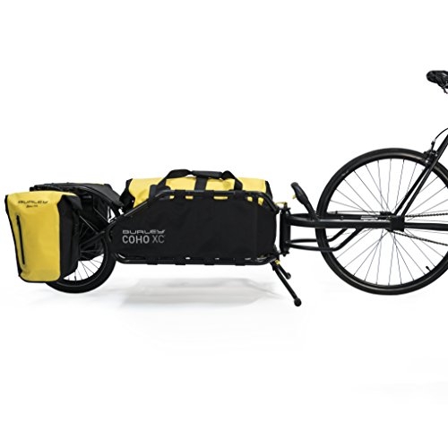 Burley Design COHO XC, Single Wheel Cargo Bike Trailer, Yellow, one Size (935102)