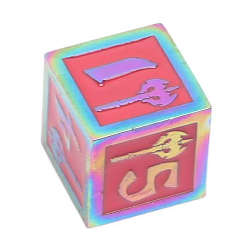 Dice Set, Durable Metal Polyhedral Dice Set Special Shape Exquisite for Table Games (Type 1)