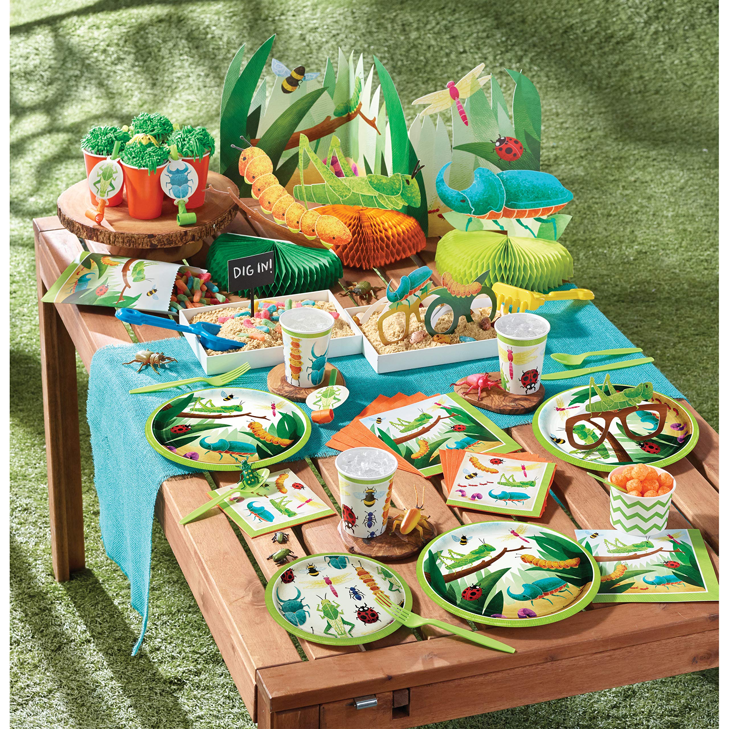 Creative Converting Bugs Life 3D Honeycomb Centerpiece Kit - 4pcs