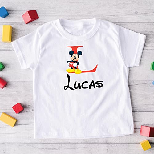 Personalized Insulated Stainless Steel Sippy Cup | Any Name or Text | Mickey Mouse Initial and Name | Sippy cup for toddlers | Sippy cup for baby