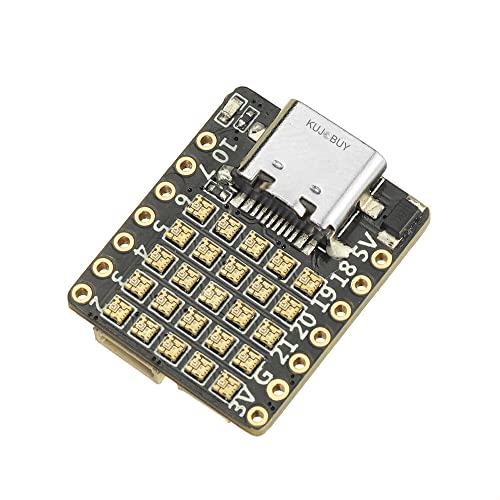 Development RGB LED Board Compatible with Python - Supporting 2.4GHz Wi-Fi and Long-Distance Bluetooth 5 with Built-in 400 KB SRAM and 4 MB Flash Memory