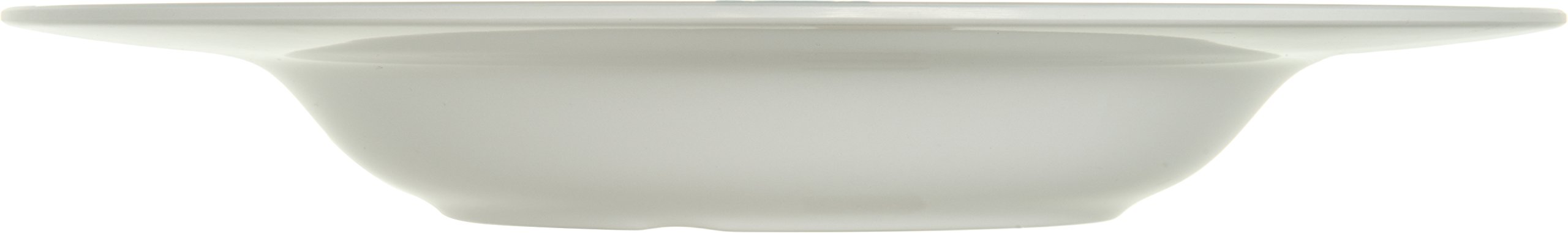 CFS 4303002 Durus Melamine Chef Salad / Pasta Bowl, 12", White (Pack of 12)