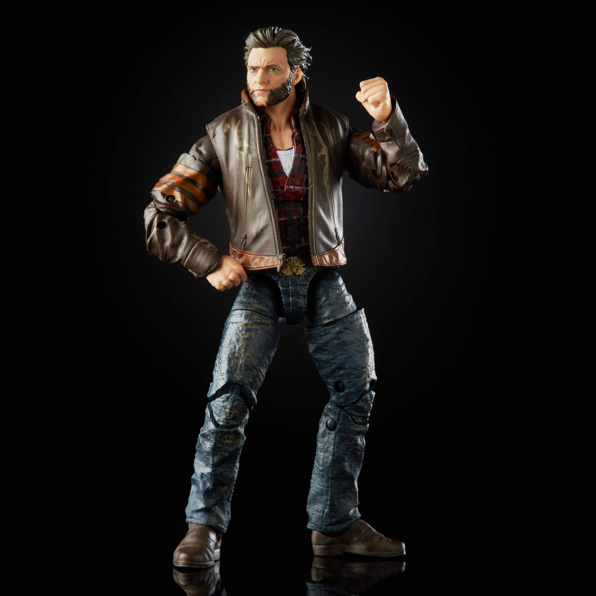 Marvel Hasbro Legends Series X-Men Wolverine 6-inch Collectible Action Figure Toy, Includes 3 Accessories, Ages 14 and Up, Brown