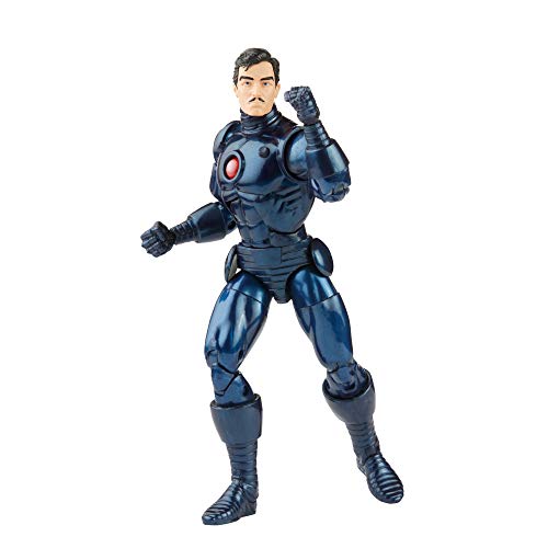 Marvel Hasbro Legends Series 6-inch Stealth Iron Man Action Figure Toy, Includes 5 Accessories and 1 Build-A-Figure Part, Premium Design and Articulation