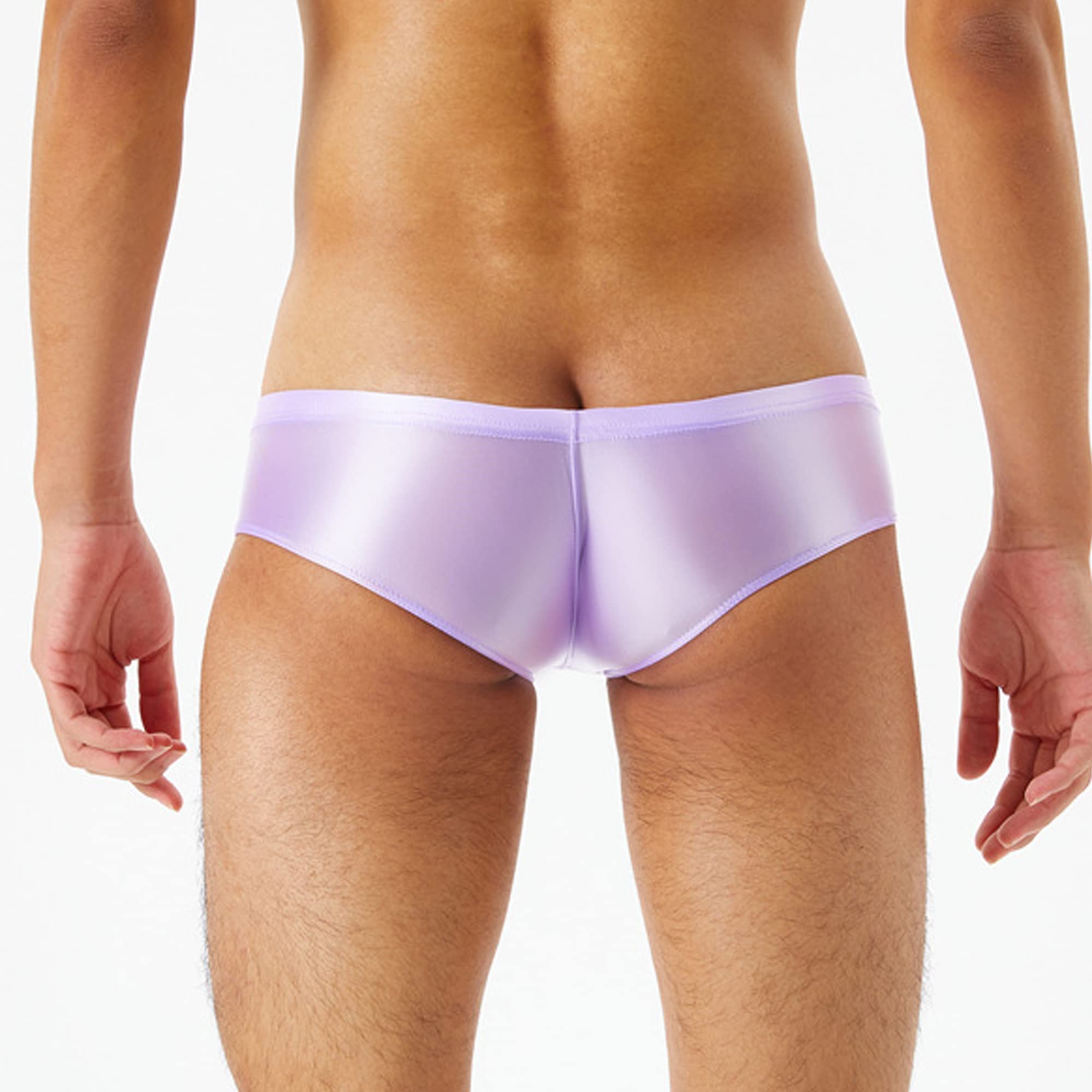 cloudmall Men's Compression Tights Short Pants Base Under Layer Running Shorts Hot Pink L