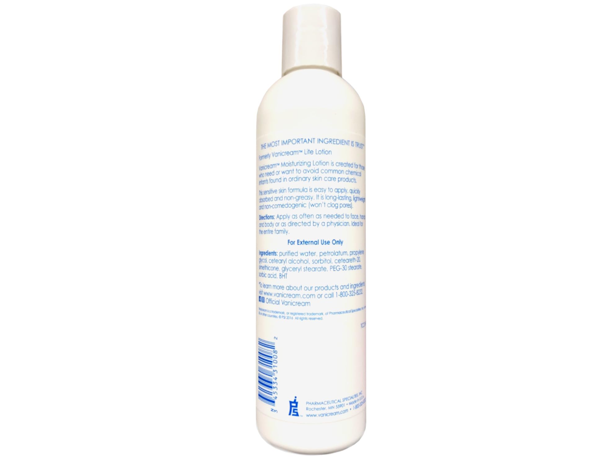 Vanicream Moisturizing Lotion 8 Ounce