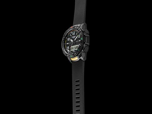 Casio Men's Pro Trek Bluetooth Connected Quartz Sport Watch with Resin Strap, Black, 22.2 (Model: PRT-B50-1CR)