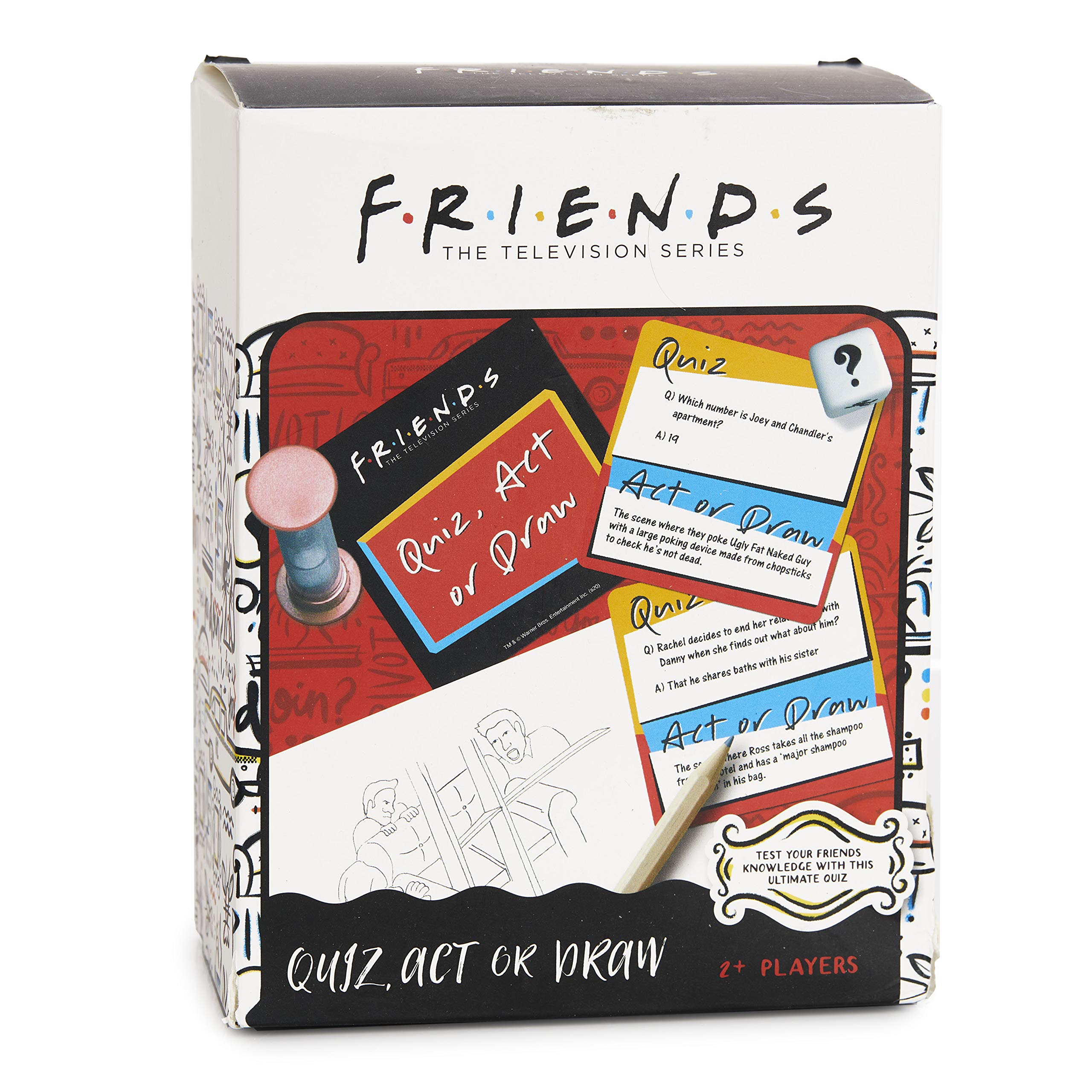 Paladone Friends TV Show Quiz Act or Draw Game - Officially Licensed Friends Merchandise (AMZ7270FR)