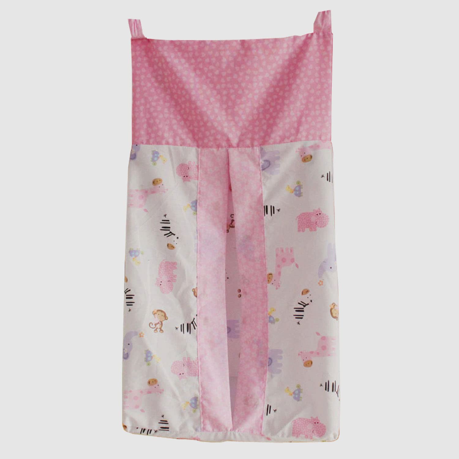 CribMATE Diaper Bag 1 PC Pink Animal Diaper Hanging Bag (Pink Animal)
