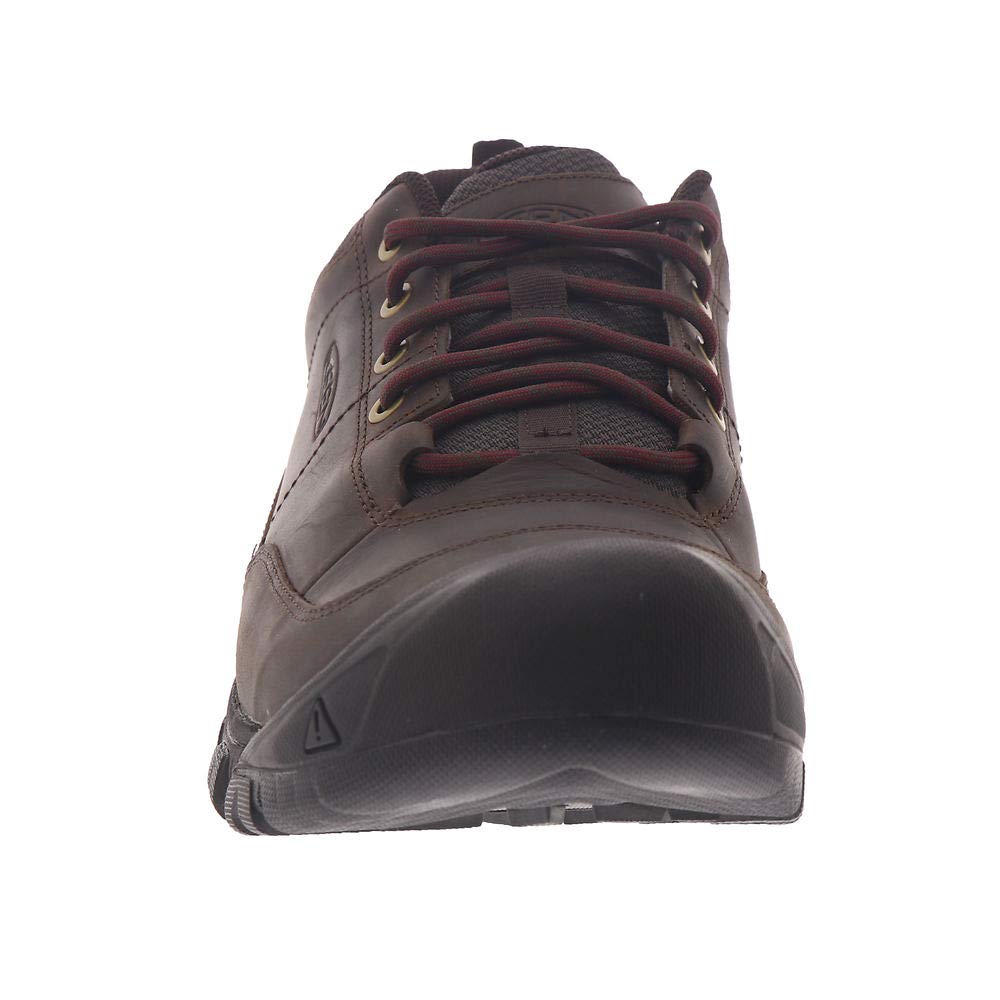 KEEN Men's-Targhee 3 Oxford Casual Hiking Shoes, Dark Earth/Mulch, 11 Wide