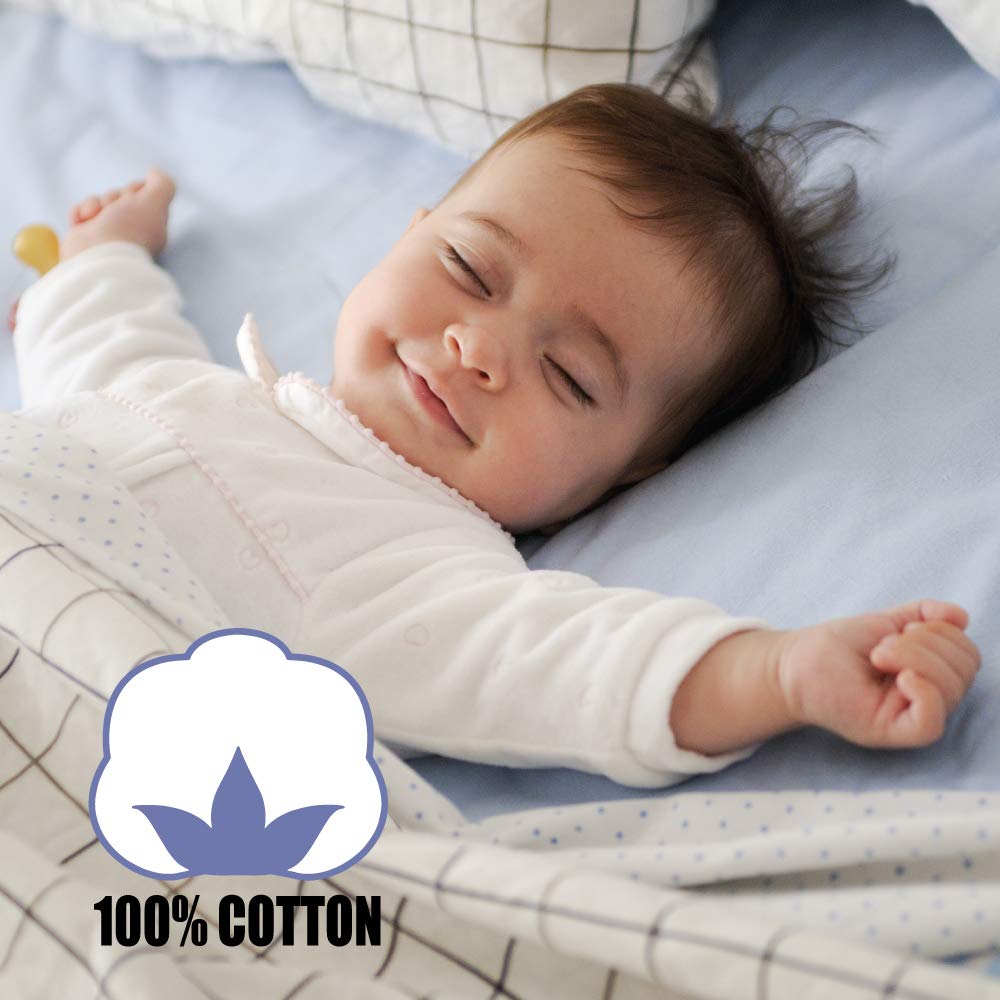 ILWOUL Heated Mattress Pad Large Washable Electric Heating Pad Mat Mattress. Auto 15 Hours Shut Off, Anti-Electrical Radiation, 100% Cotton Material, UL Listed (Double 55" x 70")
