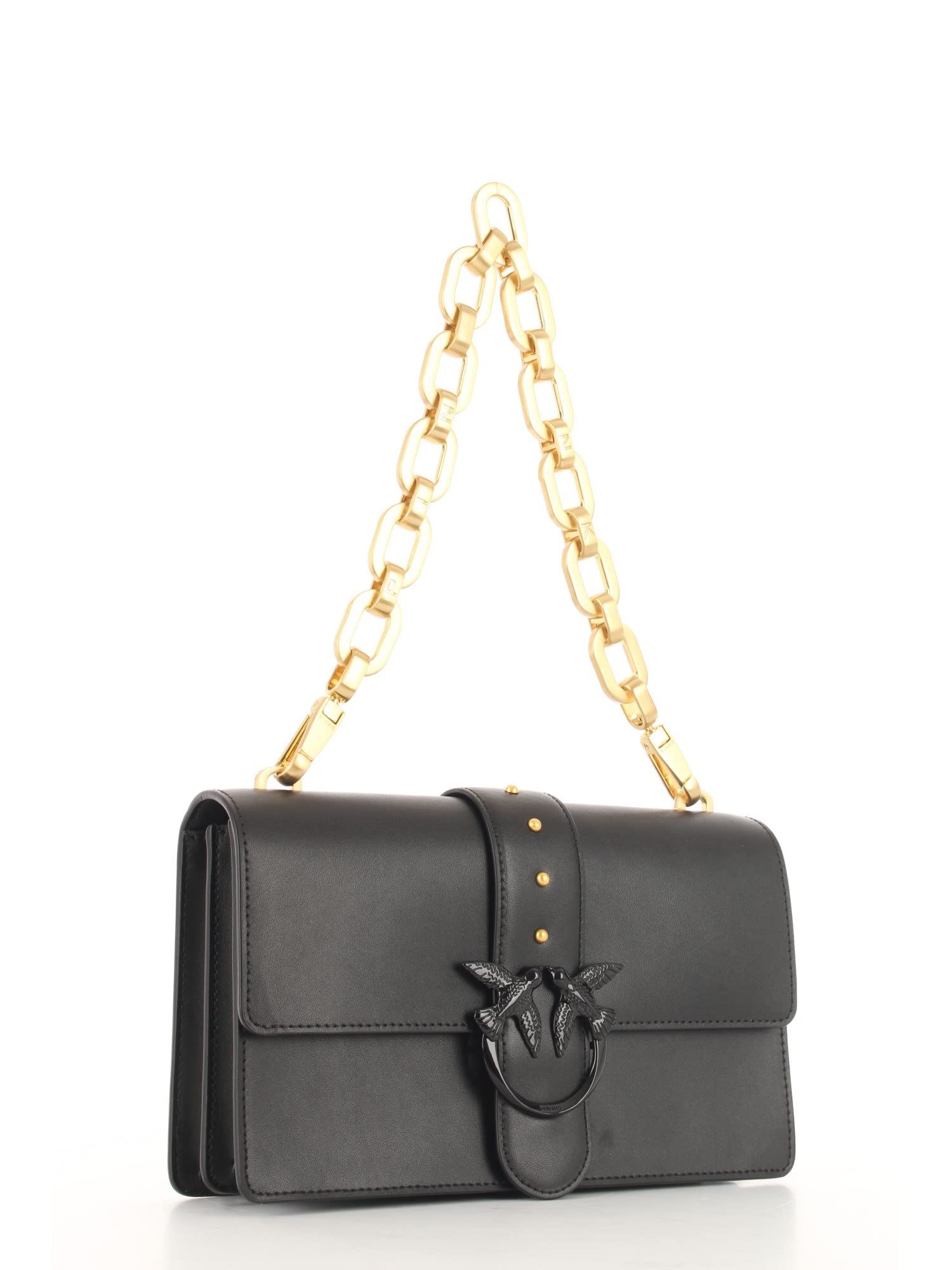 Pinko 1P22AN.Y7GK Z99 NERO LIMOUSINE Leather Goods Bag Woman, Black, Onesize