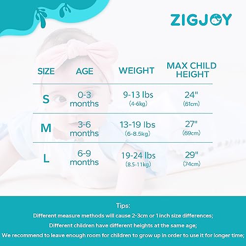ZIGJOY Shark-Fin Transition Swaddle - Cozy Baby Wearable Blanket Cotton Lightweight Self-Soothing Sleep Sack, 1.0 TOG, Dinosaur World, Large (6-9 Months)
