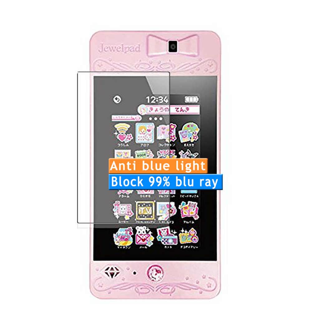 Vaxson 3-Pack Anti Blue Light Screen Protector, compatible with Sega Toys Jewel Pet Jewel Pad 62.5/110.5 / R0.5 TPU Film Protectors Sticker [ Not Tempered Glass ]