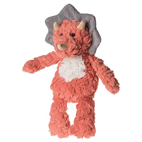 Mary Meyer Putty Nursery Stuffed Animal Soft Toy, 11-Inches, Coral Dino