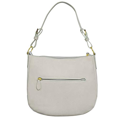 Buxton Convertible Hobo Bag, Grey