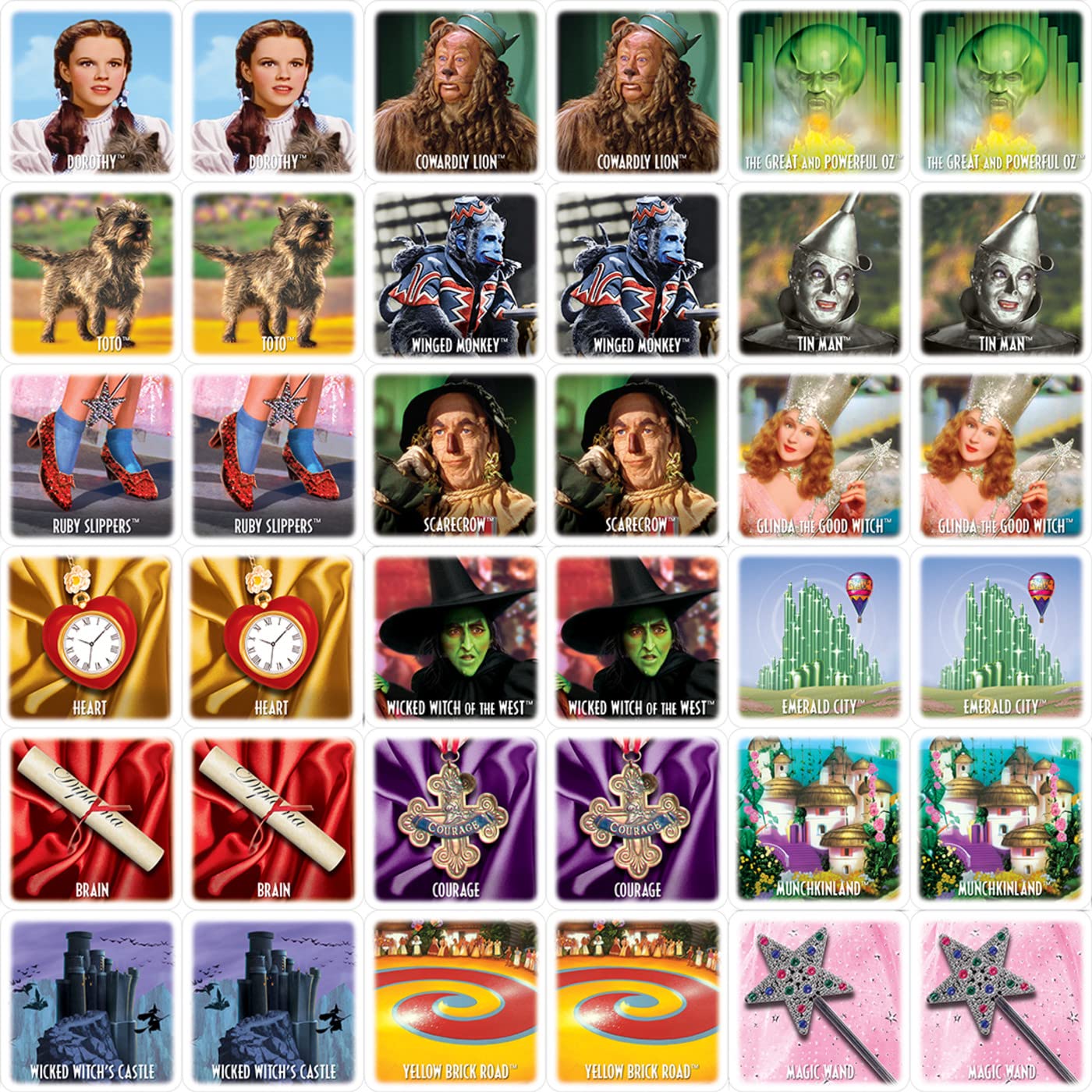 MasterPieces Kids Games - The Wizard of Oz Matching Game - Game for Kids and Family - Laugh and Learn