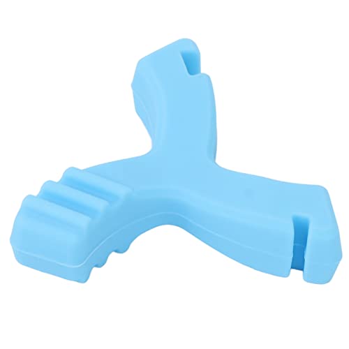 Emoshayoga Aligners Chewies, Chewing Three Arms Supplies Y Shape Orthodontics Chewies Multifunctional Blue Blueberry Flavour Silicone for Daily Use
