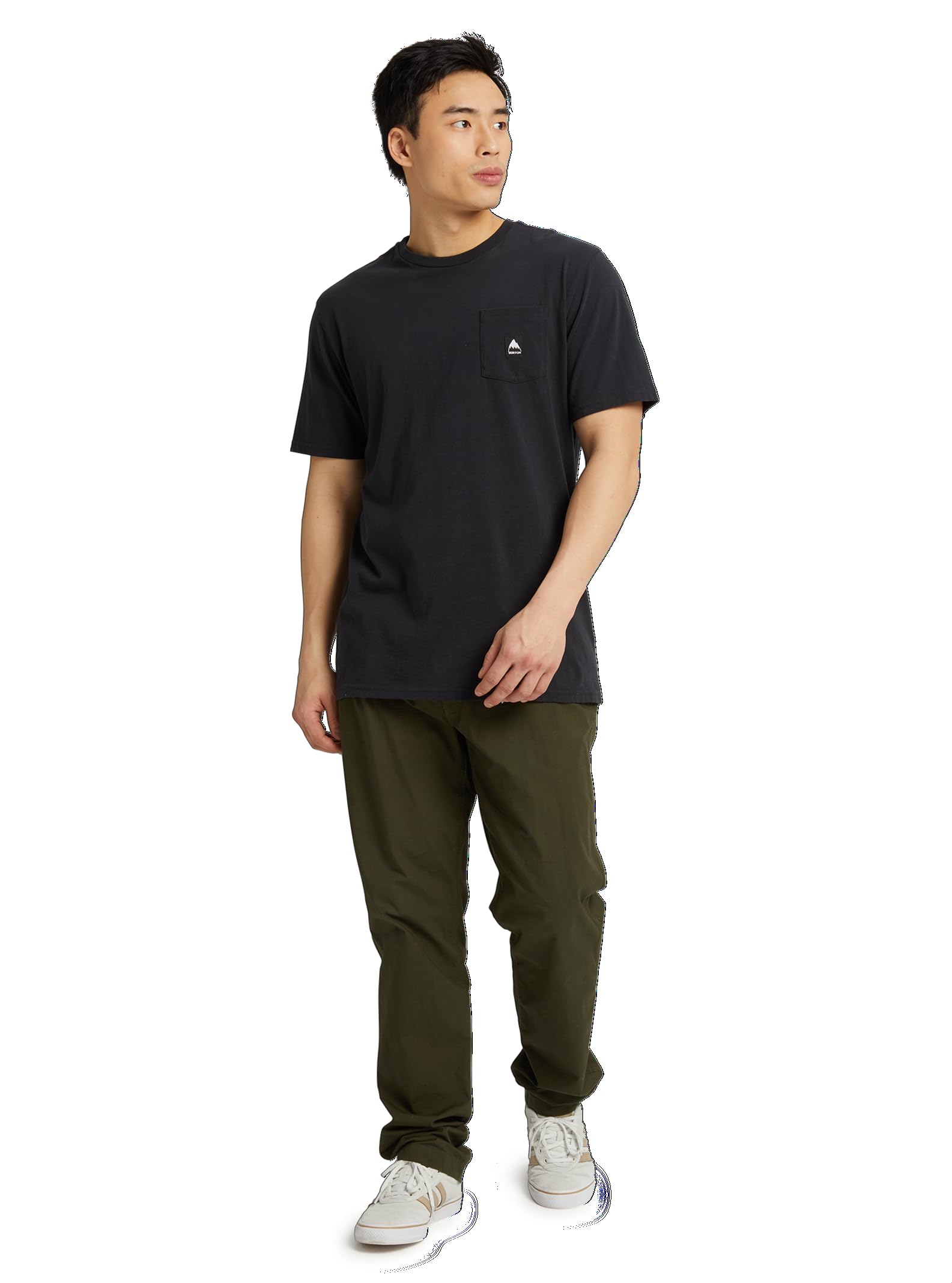 Burton Men's Colfax Short Sleeve T-Shirt, True Black, L