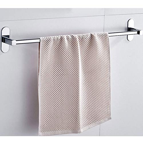 DFHBFG Hanger Stainless Steel Towel Holder Bath Kitchen Hotel Self Adhesive Hanging Rail Bathroom Supplies Rod Organiser Rack