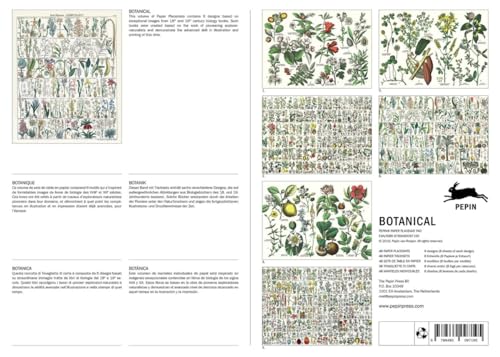 Botanical Designs: Paper Placemat Pad (Multilingual Edition) (English, French and German Edition)