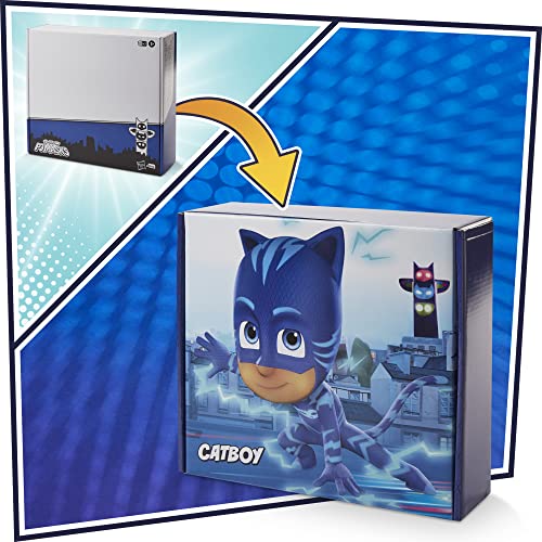PJ Masks Catboy Power Pack Preschool Toy Set with 2 Action-Figures, Vehicle, Wristband, and-Costume-Mask, Kids 3+ Years