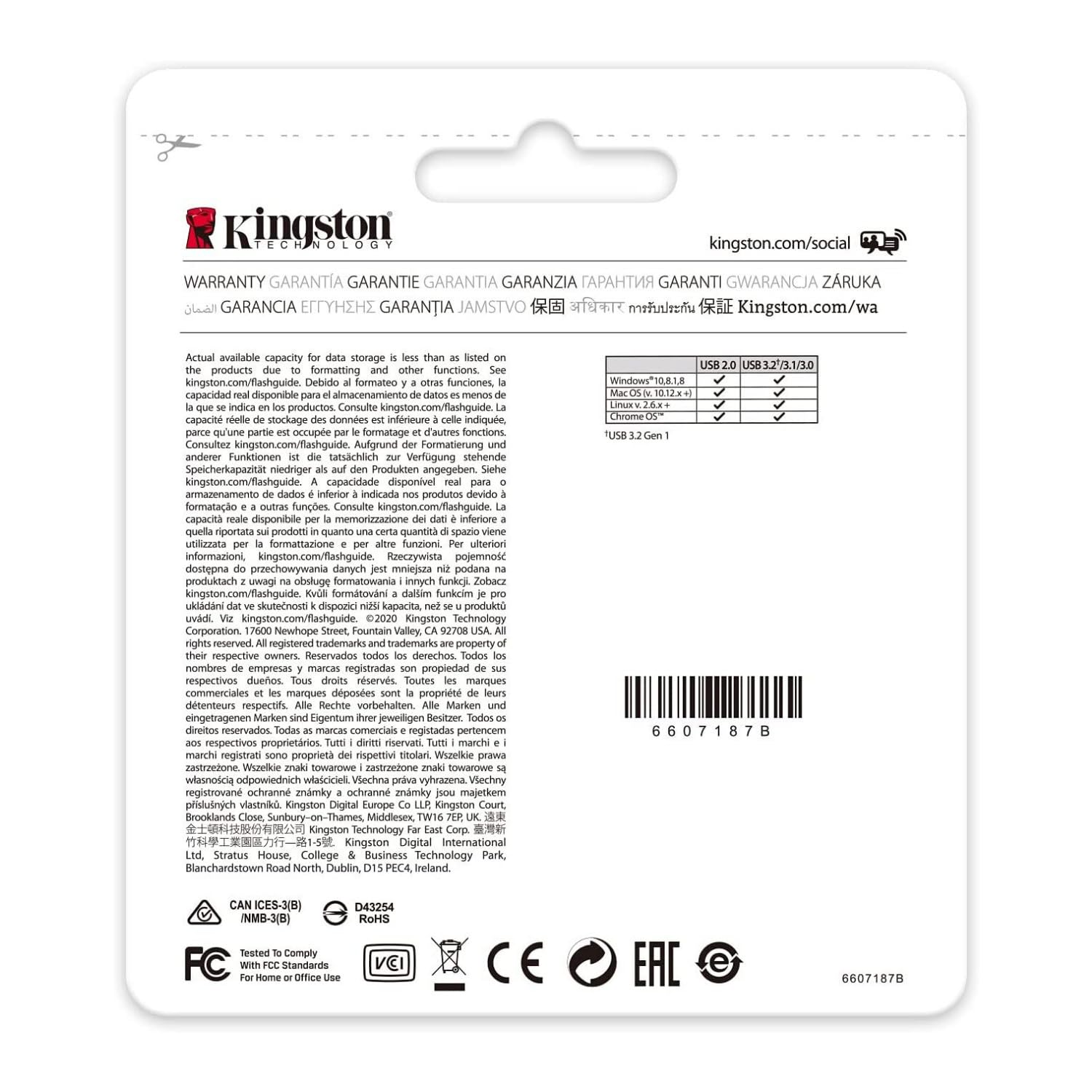Kingston DataTraveler Kyson 32GB High Performance USB 3.2 Metal Flash Drive Durable and Lightweight (10-Pack)