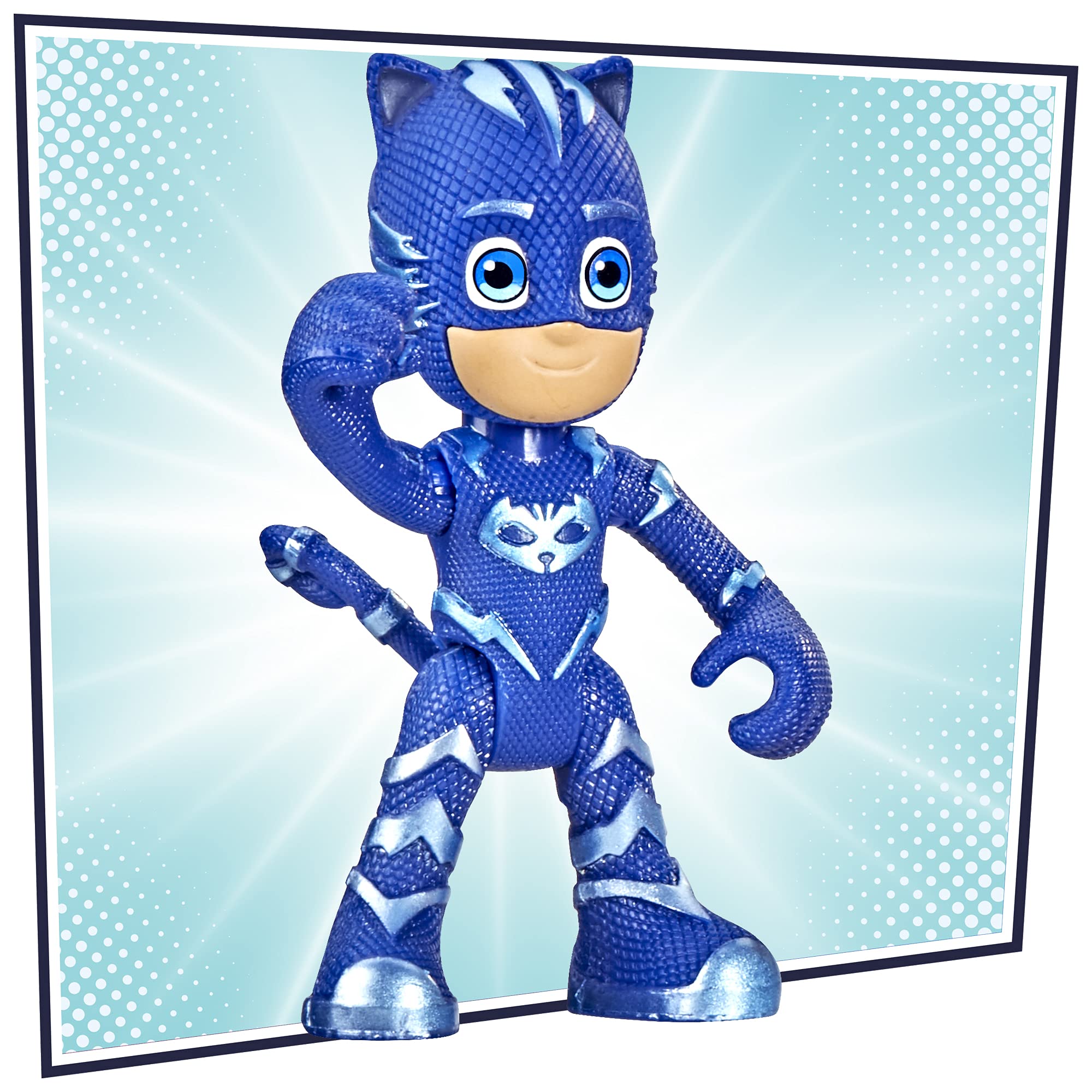 PJ Masks Heroes and an Yu Figure Set Preschool Toy, 4 Poseable Action Figures and 1 Accessory for Kids Ages 3 and Up (Amazon Exclusive)