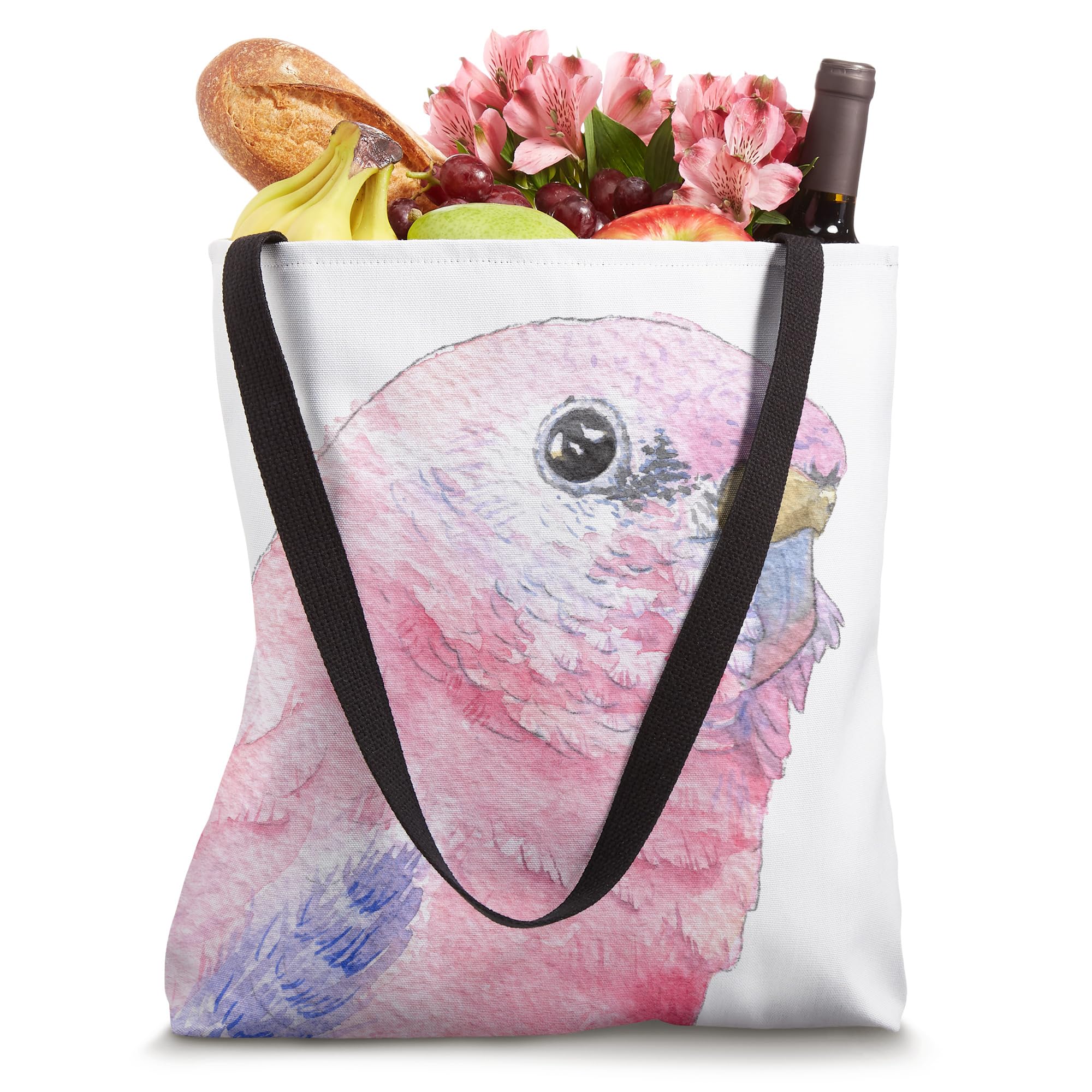 Bourke's parrot watercolor painting portrait Tote Bag