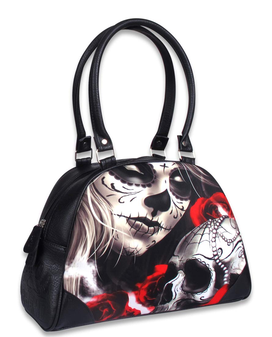 Liquorbrand Bowling Bag Women's Purse Eternal Bliss (Black/Black)