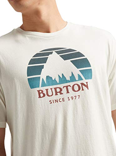 Burton Mens Underhill Short Sleeve, Stout White New, Medium