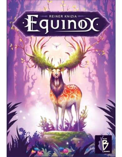 Plan B Games Equinox Board Game (Purple Version) - Strategic Betting and Creature Competition Game, Fun Family Game for Adults and Kids, Ages 10+, 2-5 Players, 40-60 Minute Playtime, Plan B Games