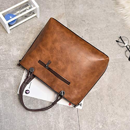CZDYUF Women's Satchel Handbags Top Handle Purses Shoulder Bags Vegan Leather Tote for Ladies with Long Strap (Color : D)
