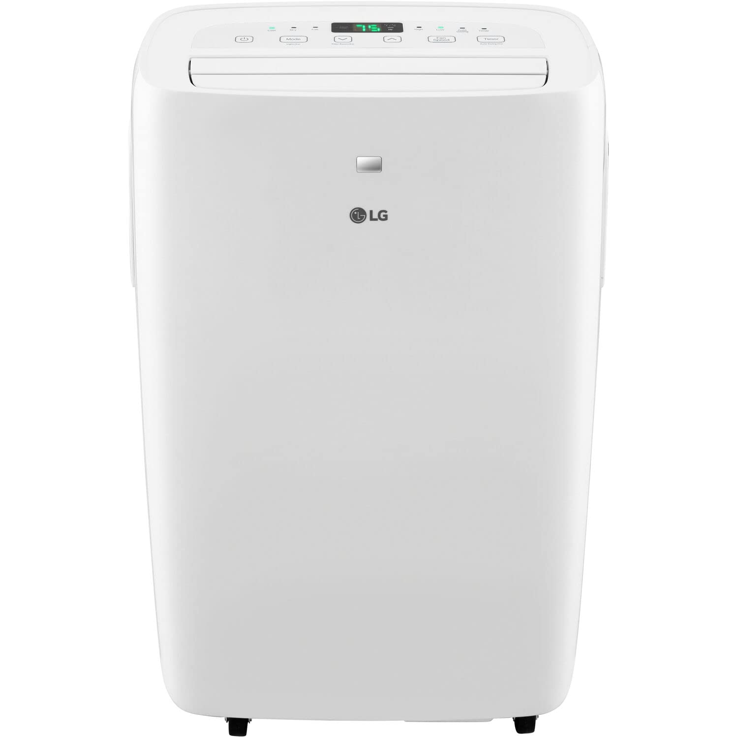 LG 7,000 BTU (DOE) / 10,000 BTU (ASHRAE) Portable Air Conditioner, Cools 300 Sq.Ft. (12' x 25' room size), Quiet Operation, LCD Remote, Window Installation Kit Included, 115V, LP0721WSR