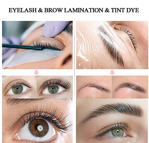 Brow Lamination Kit 4 in 1 | Black, SUNSENT Lash Lift Kit Eyelash Lift Kit, Instant Eyelash and Eyebrow Quick Perm Lift For Eyelash Growth 12-weeks Long Lasting, KERATIN Safe Use for Home Salon