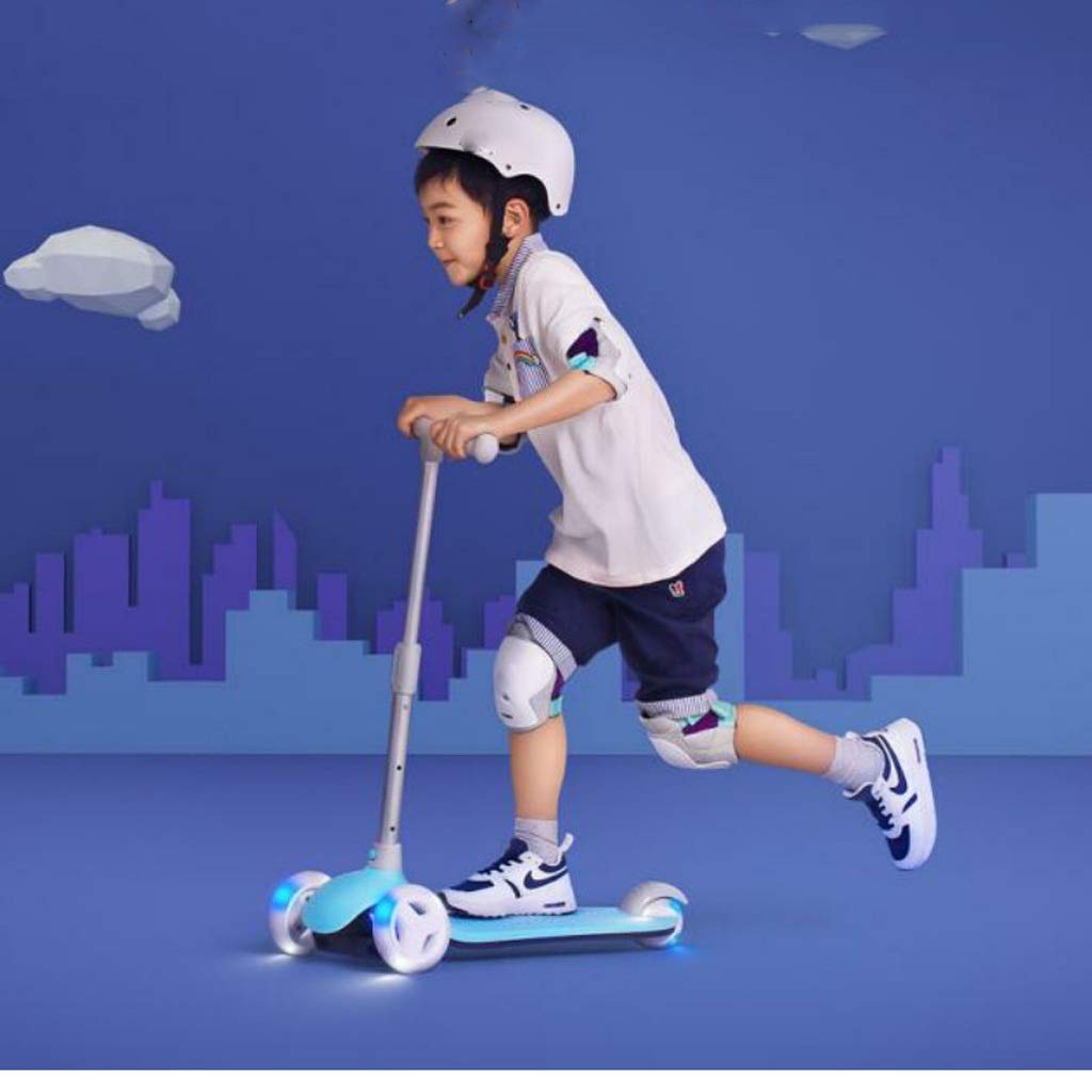 Ygqtbc Scooters for Kids Scooters 3 Wheel for Toddler Scooter for Girls Boys Adjustable Height Lean to Steer with Wide Deck (Color : A)