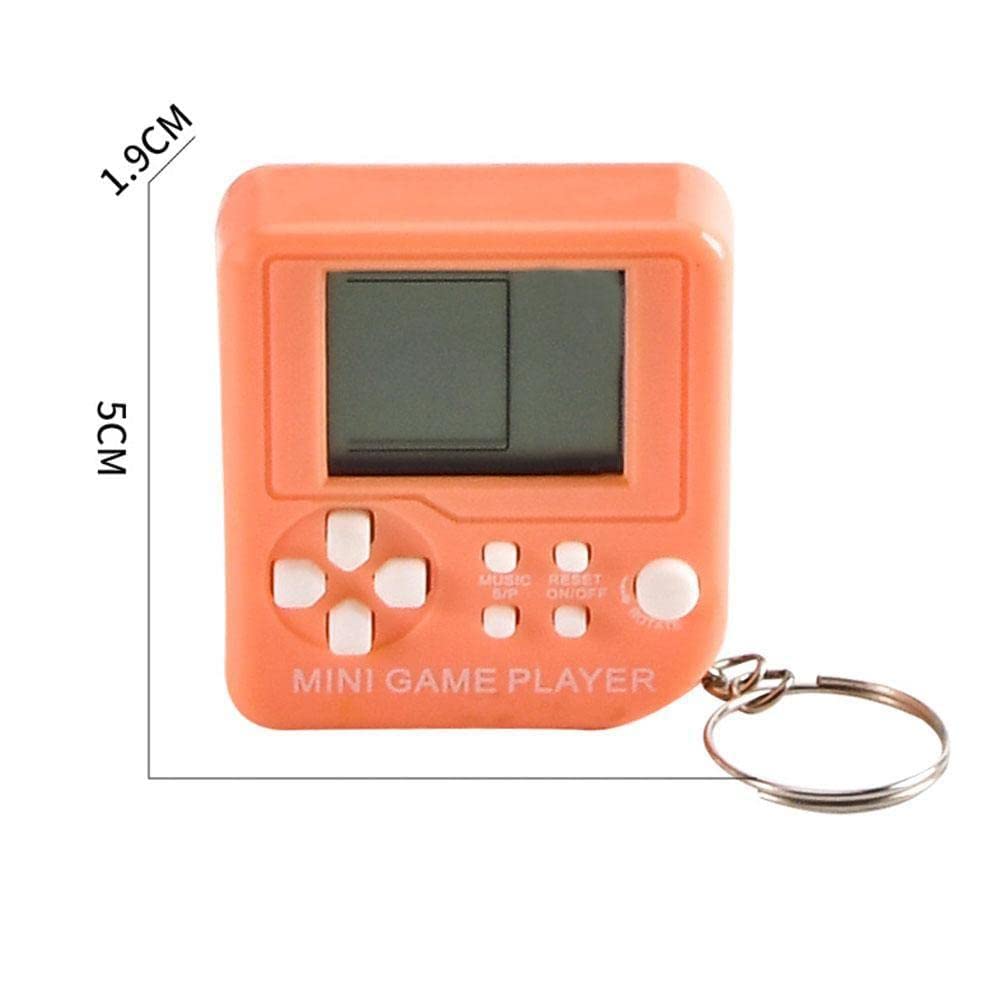 Children's Nostalgic Small Handheld Keychain Game Machine with Classic Mini Game Funny for Children Toys Portable Gifts Birthday