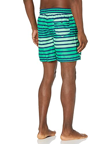 Kanu Surf Men's Standard Capri Swim Trunks (Regular & Extended Sizes), High Tide Green, Medium