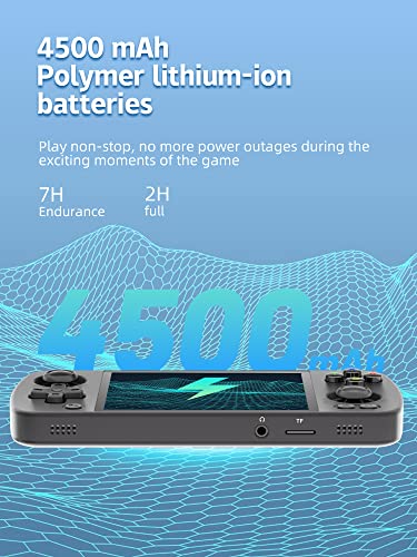RG405M Pocket Retro Handheld Game Console - Aluminum Alloy CNC - Android 12 System - Supports Google Play - 4.0 Inch IPS Touch Screen with - 128G TF Card 3172 Games - 4500 mAH Battery
