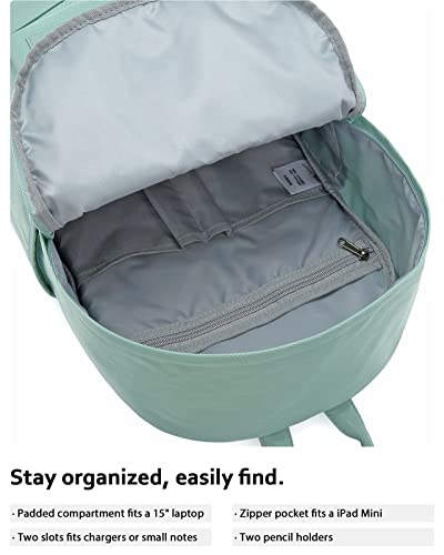 HotStyle 936Plus Minimalist Backpack, Functional for Travel, College & Work, Cambridge blue