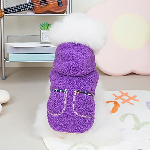 HonpraD Pet Clothes for Small Dogs Casual Pockets Sweater Winter Warm Clothing Dress Pet Clothes for Medium Dogs Summer